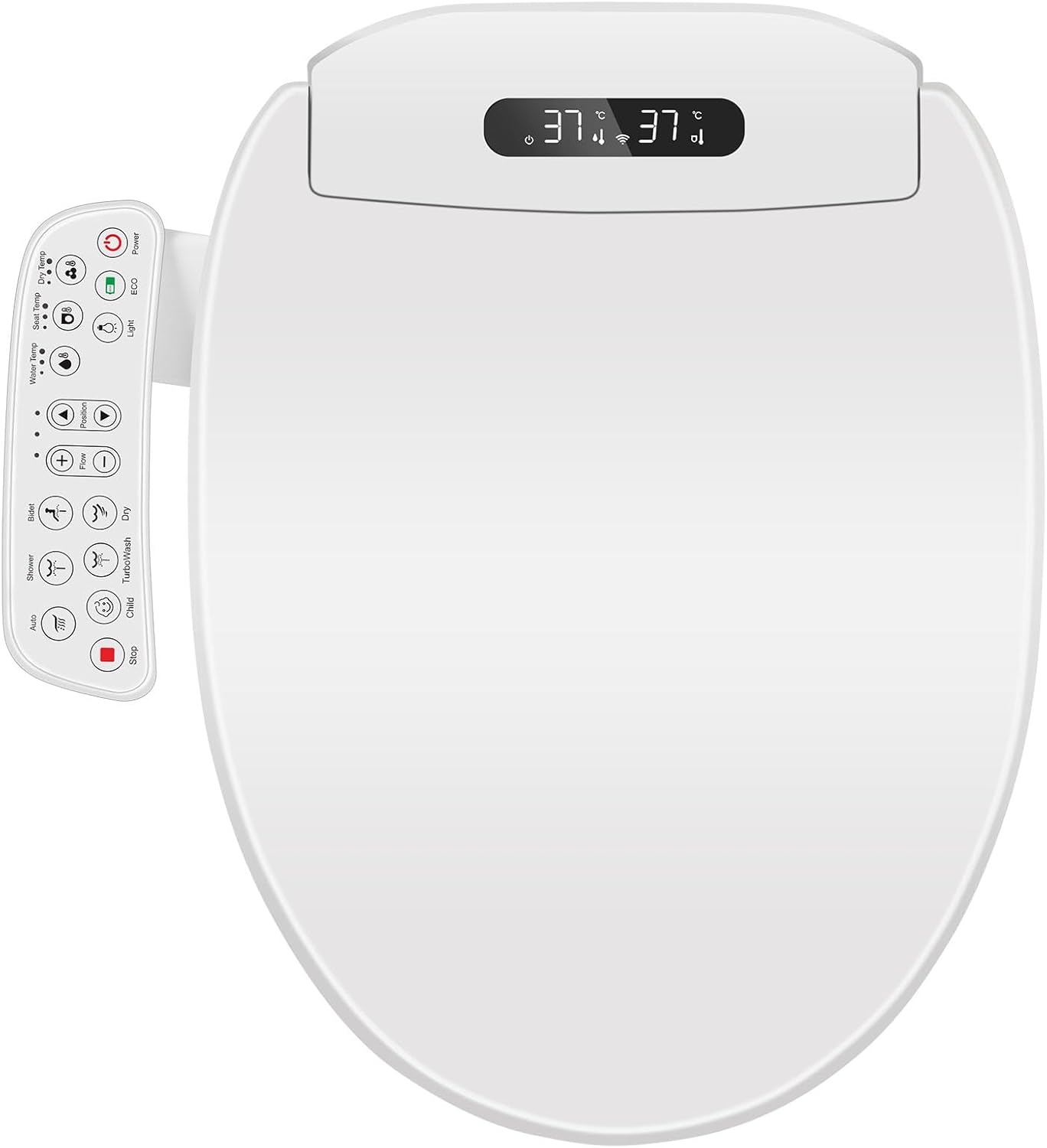 AUCT 11663 – $189 Electric Bidet Toilet Seat Elongated with Hea | Savannah Liquidation