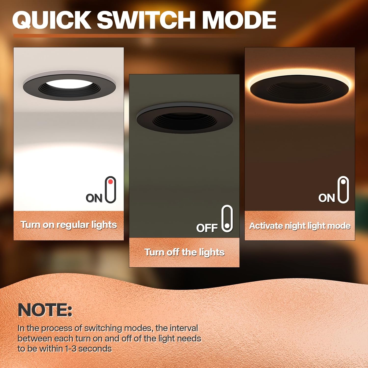 AUCT 15907 – $170 24 Pack Black 5/6 Inch LED Can Lights with Ni ...