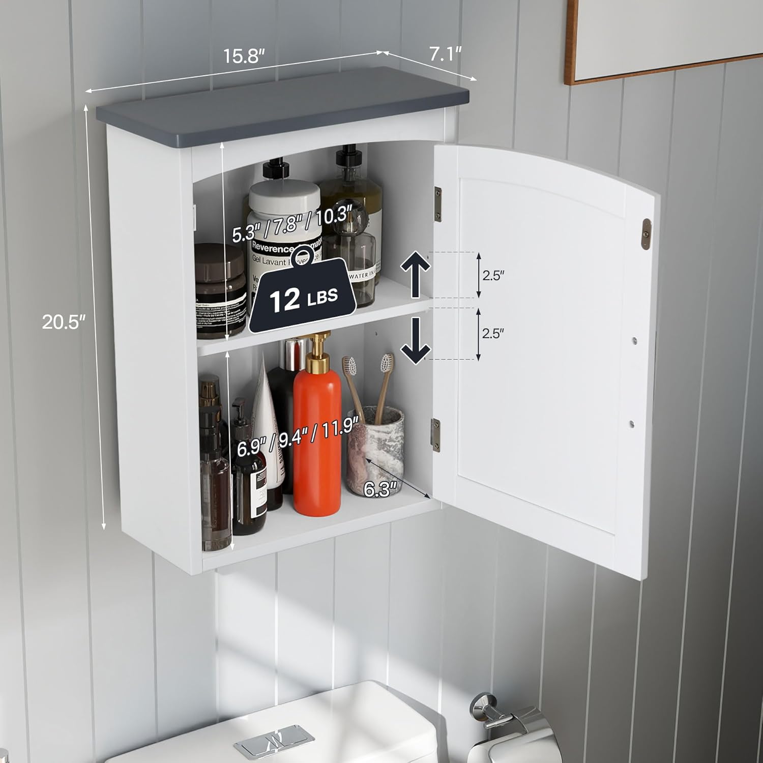 AUCT 16295 – $90 Small Hanging Medicine Storage Cabinet for Bat ...