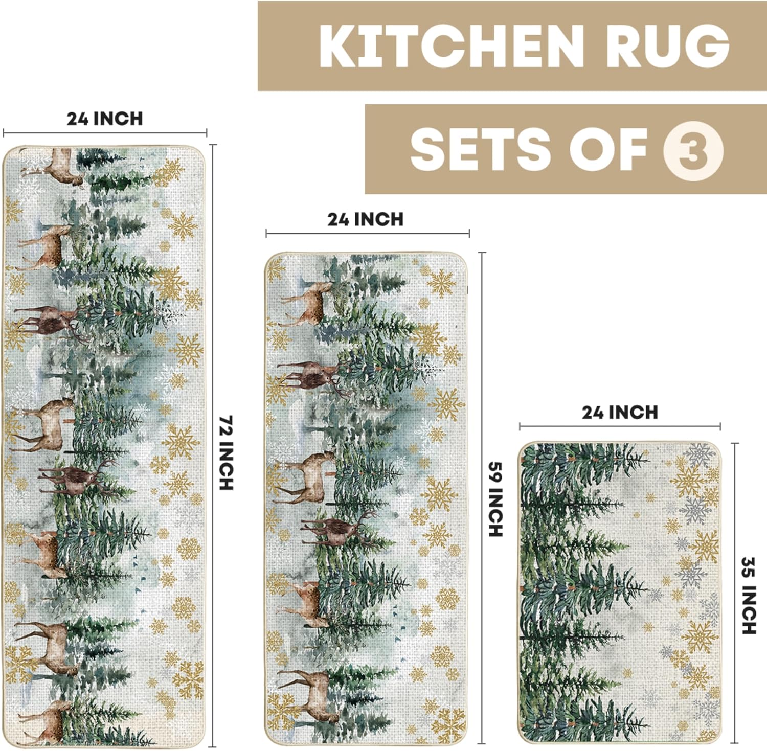 AUCT 15885 – $59 Artoid Mode Xmas Trees Deer Snowflakes Christm ...