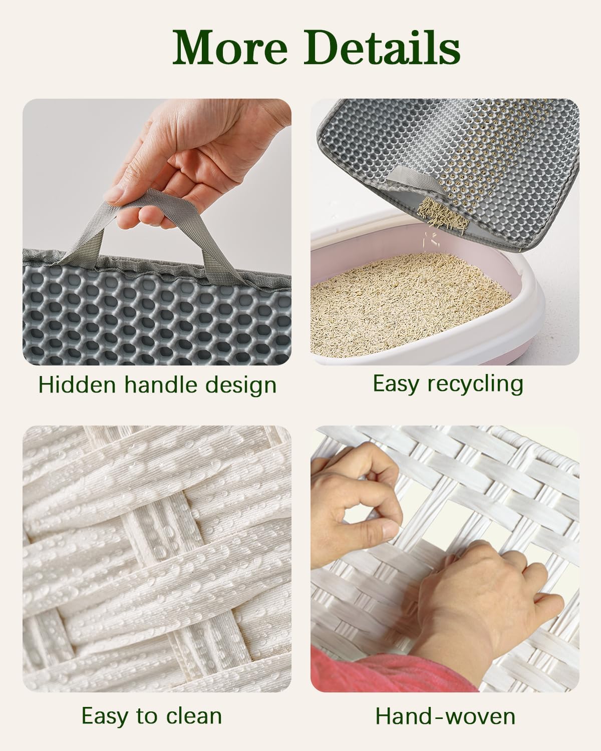 AUCT 564 – $77 Cat Litter Box Enclosure Furniture, Handwoven | Savannah ...