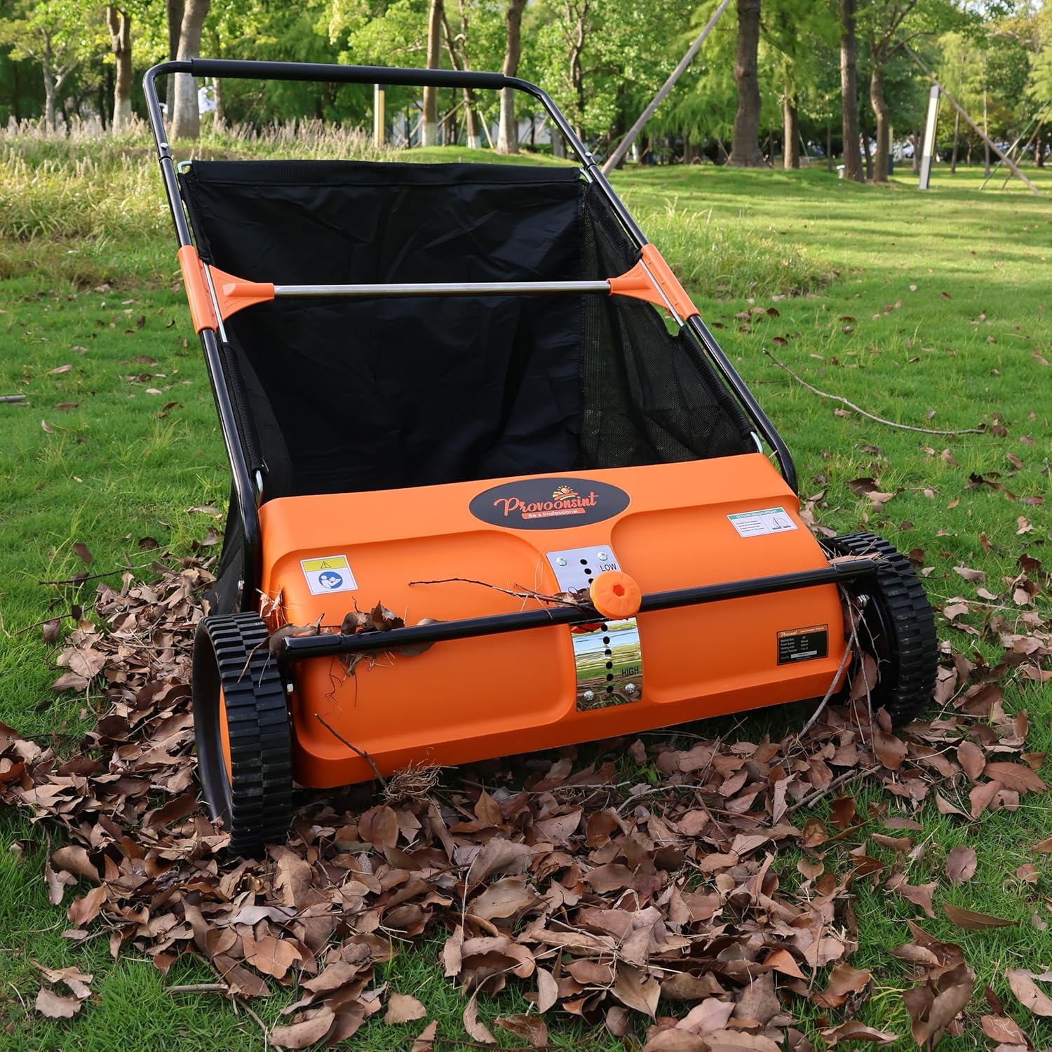 AUCT 685 – $166 26 inch Lawn Sweeper, Walk Behind, dust Prove ...