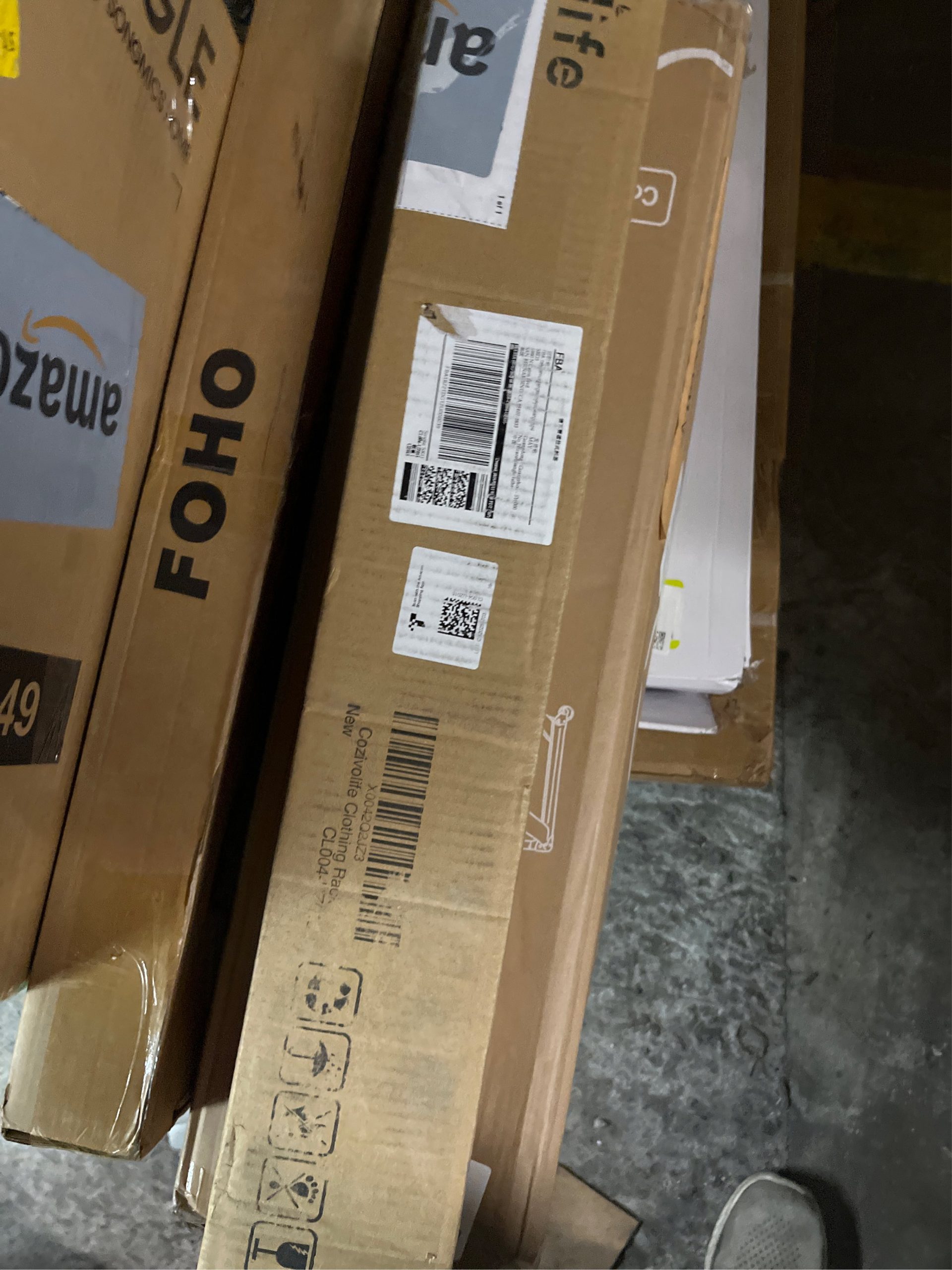 AUCT 464 – Bamboo Clothes Rack with Storage Box, Garment Hold ...