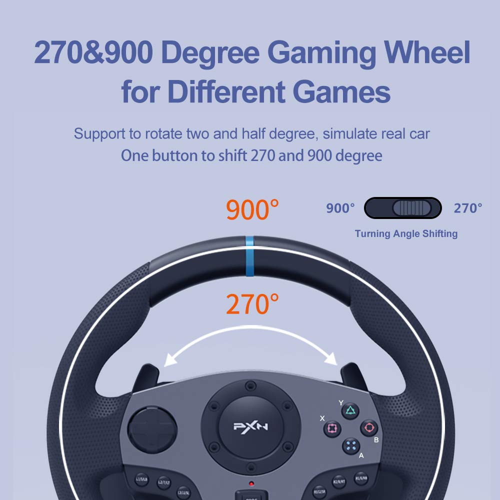 AUCT 13399 – $150 PXN V9 Steering Wheel for PC, PS4, Xbox, Switch ...