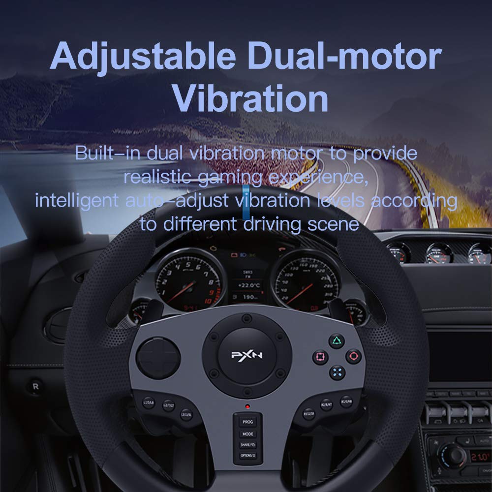 AUCT 13399 – $150 PXN V9 Steering Wheel for PC, PS4, Xbox, Switch ...