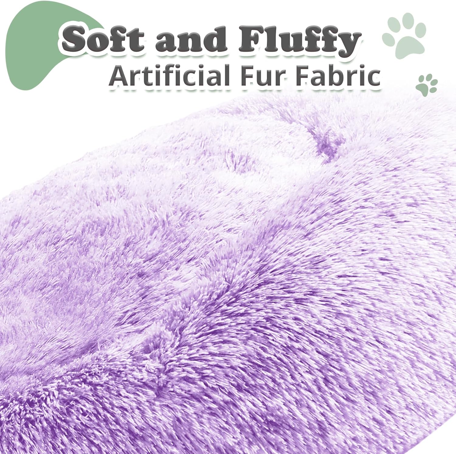 AUCT 13060 – JOLLYVOGUE Dog & Cat Bed, Calming Anti-Anxiety Pet Bed for ...